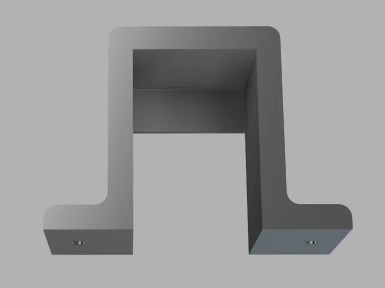 Saddle Bracket / U mount bracket - Parametric - Free 3D Print Model ...