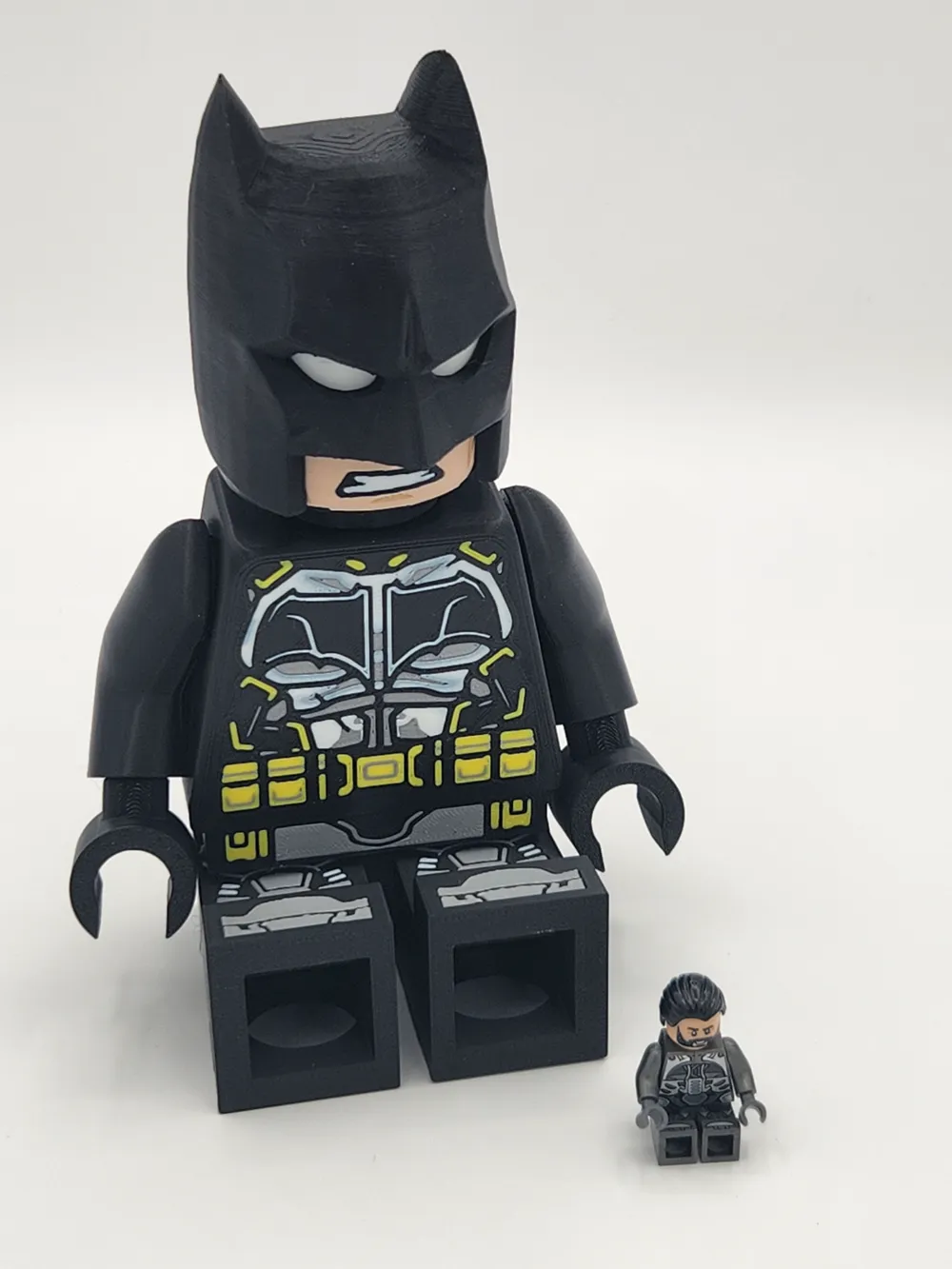 Batman 500% Scale Brick Figure - Free 3D Print Model - MakerWorld