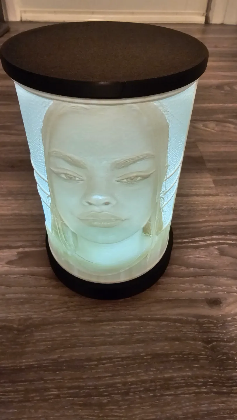 Lid for Lithophane Round Lamp by 3D Werkstatt Roger - MakerWorld