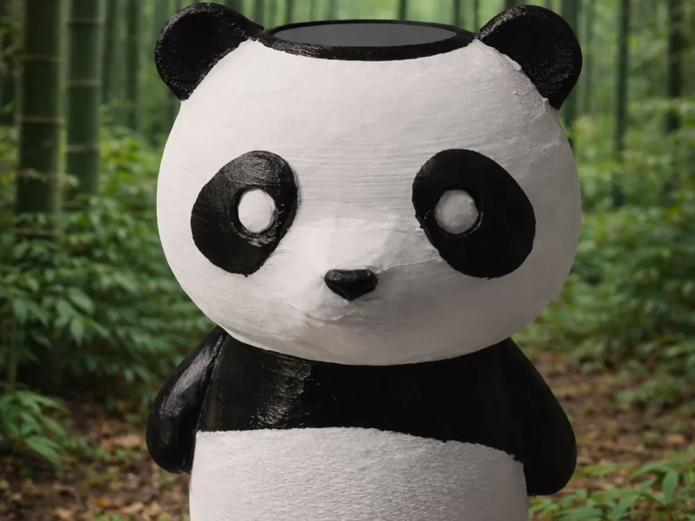 Panda Planter & Desk Organizer - Free 3D Print Model - MakerWorld