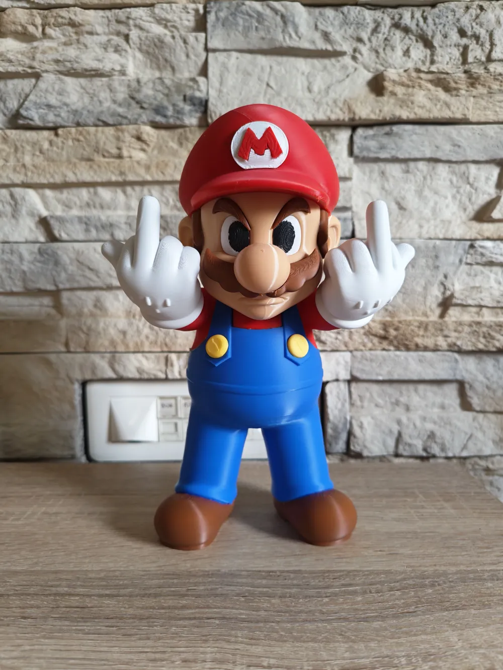 Angry Mario - No AMS Multi-Color / Multi-Part - Free 3D Print Model ...