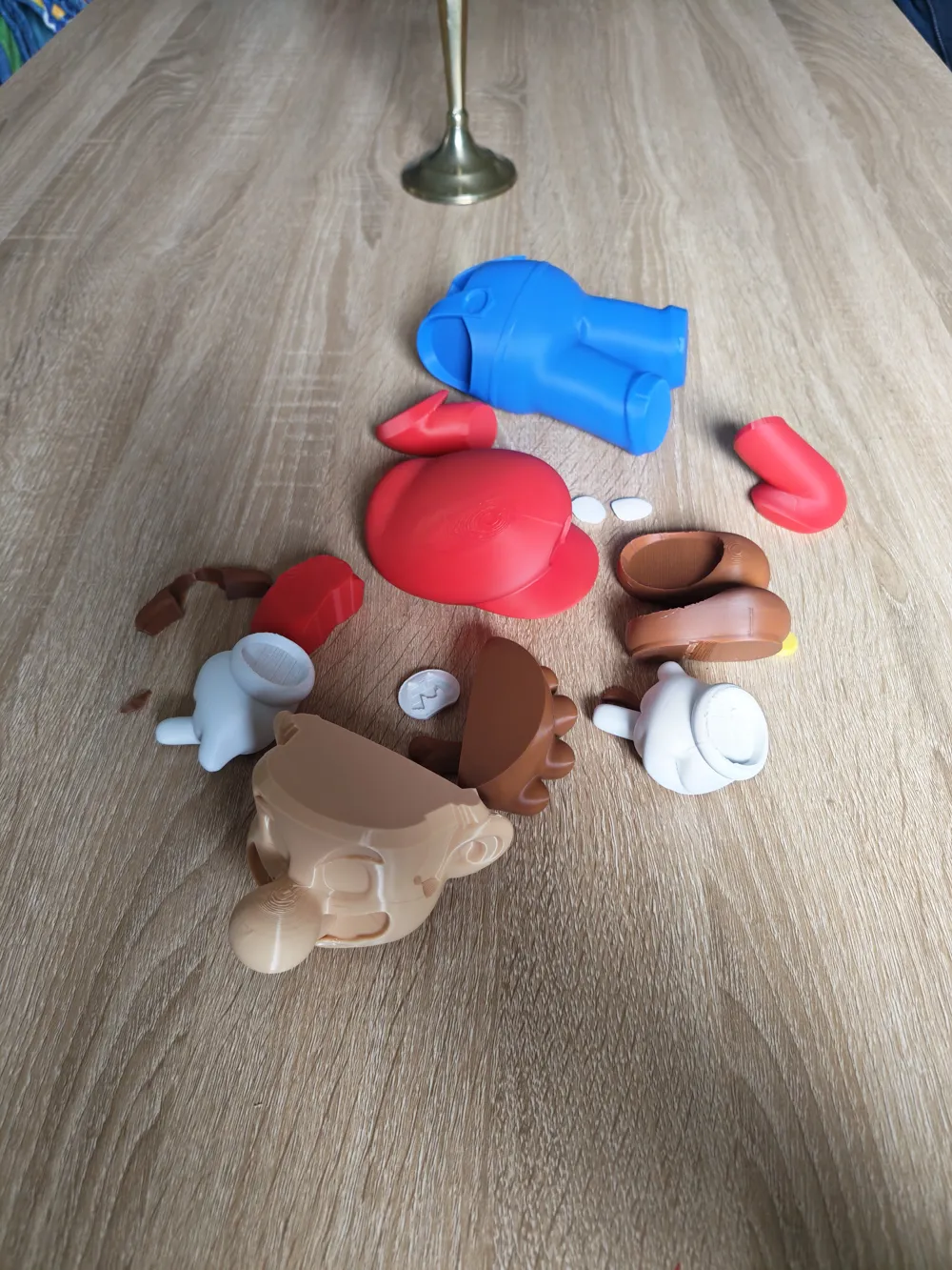 Angry Mario - No AMS Multi-Color / Multi-Part - Free 3D Print Model ...