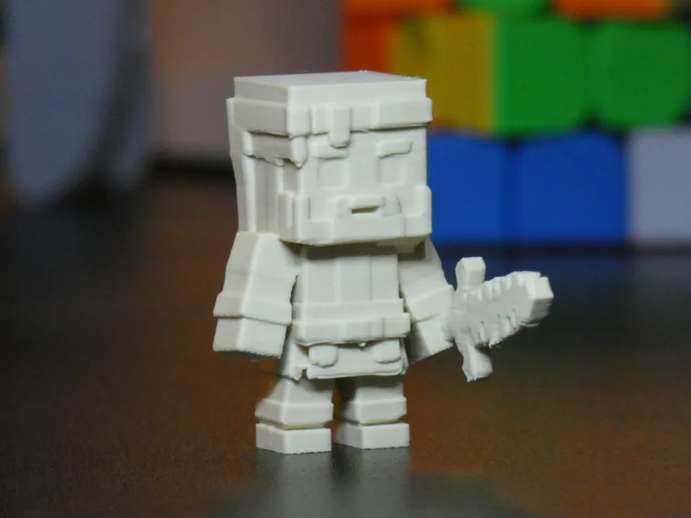 Minecraft Adventurer Warrior Figure by FilipP94MakerWorld: Download ...