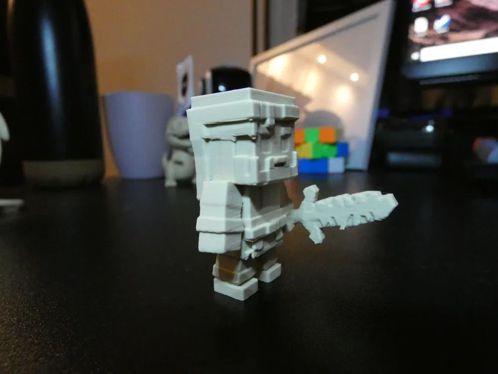 Minecraft Adventurer Warrior Figure by FilipP94MakerWorld: Download ...