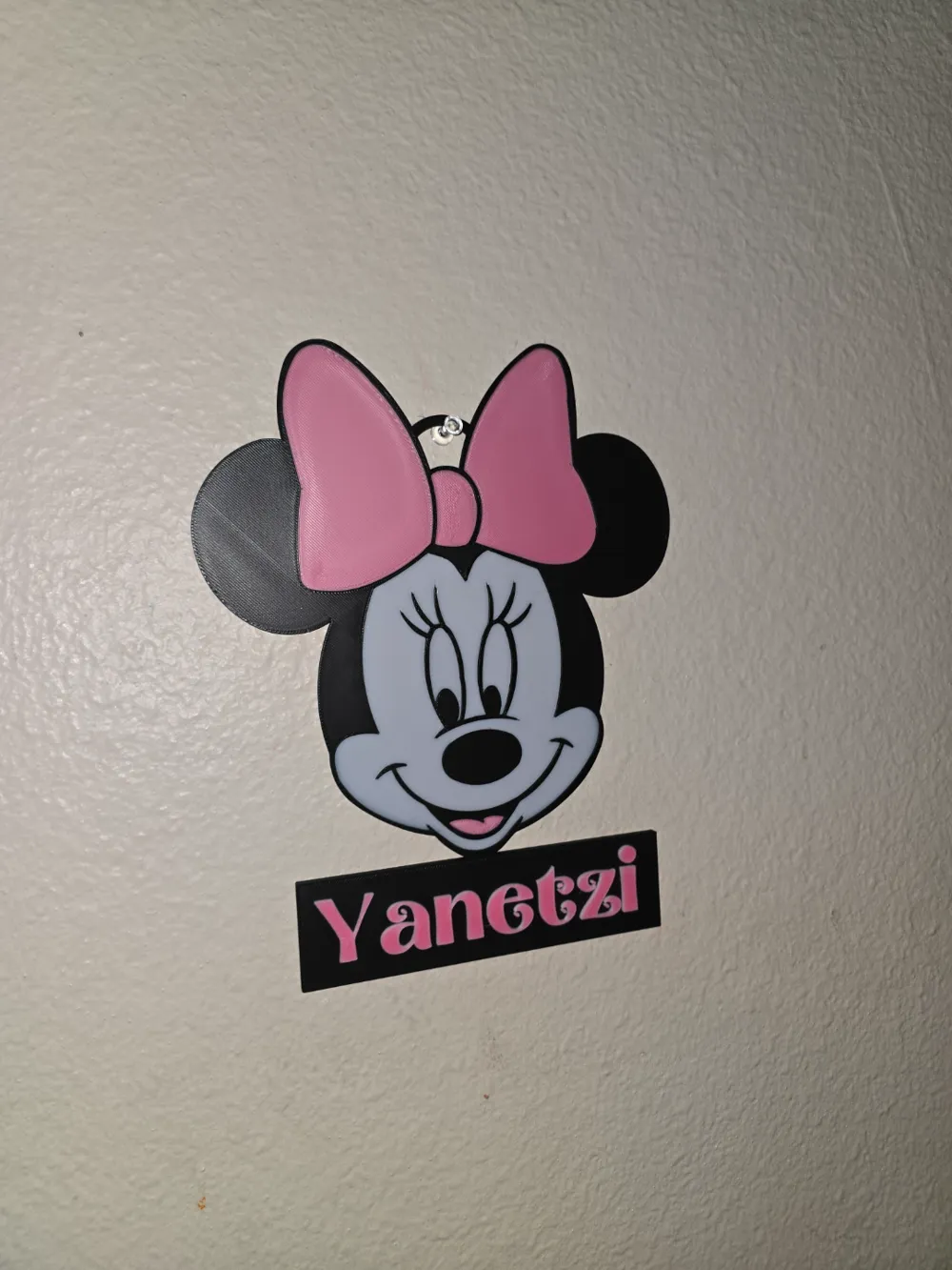 Customize Minnie mouse name plate Remixed by monchis MakerWorld ...