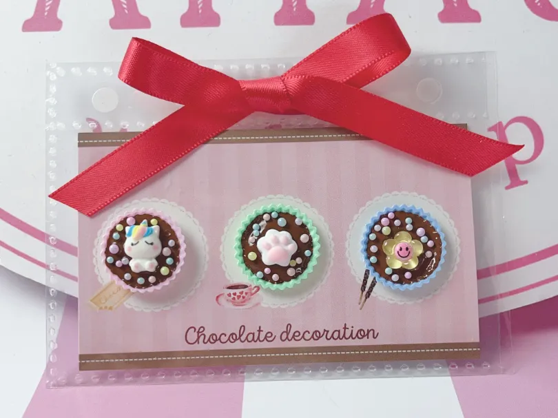 Heisei Girl Chocolate Sticker Parts - Free 3D Print Model - MakerWorld