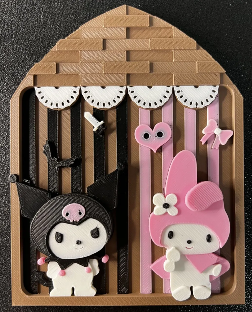 San Rio House, My Melody and Kuromi by ADay - MakerWorld