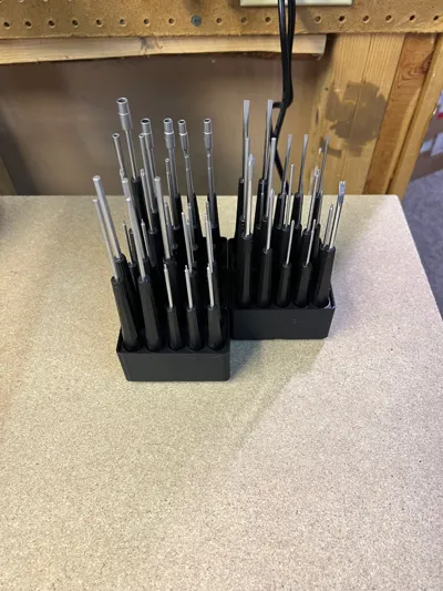 Gridfinity Precision Screwdriver Holder by thamdub - MakerWorld