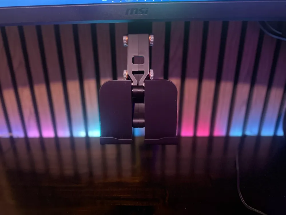 VESA iPad/Tablet Under Monitor Mount - Free 3D Print Model - MakerWorld