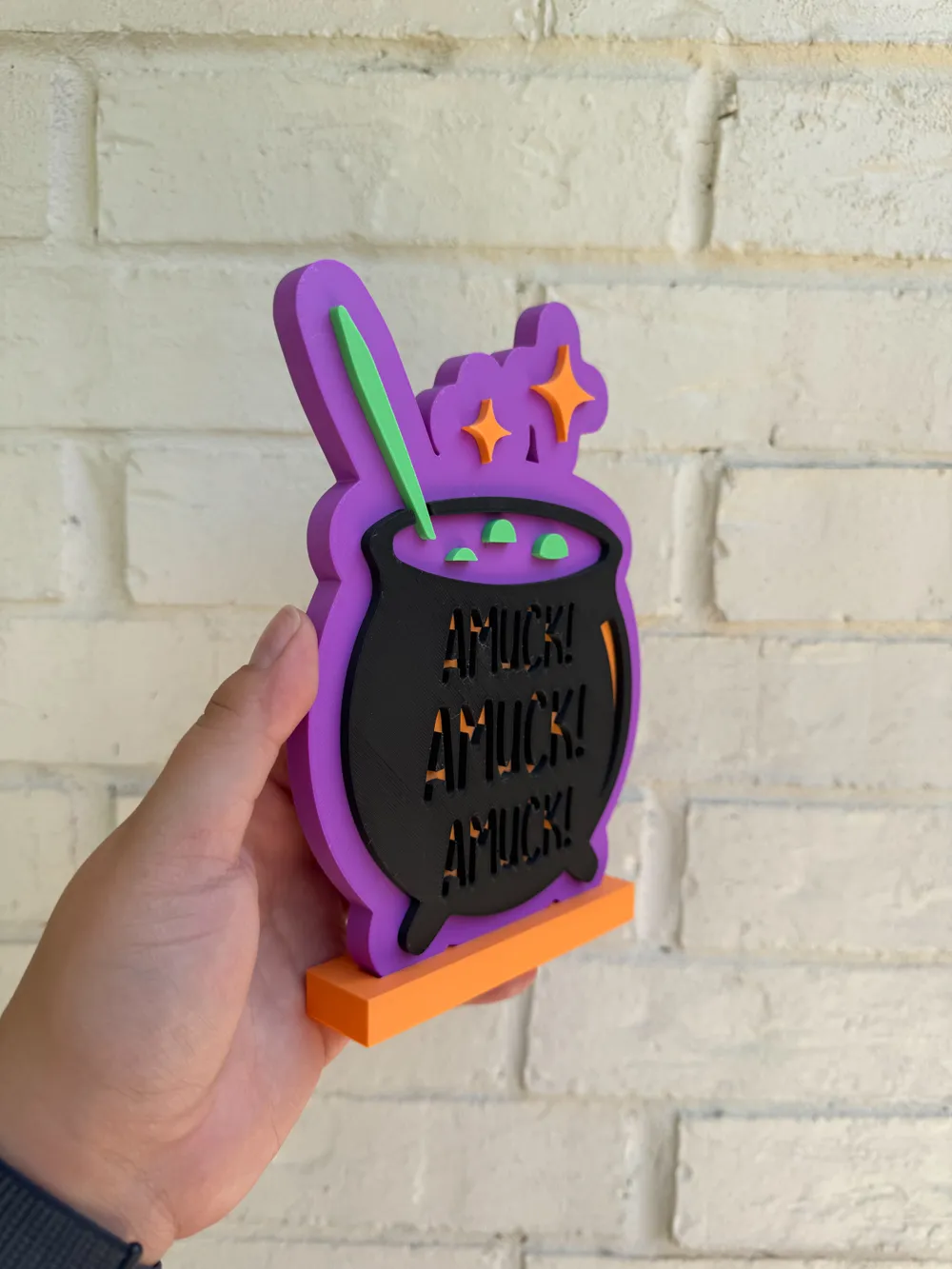 Hocus Pocus Stand Up Sign - Free 3D Print Model - MakerWorld