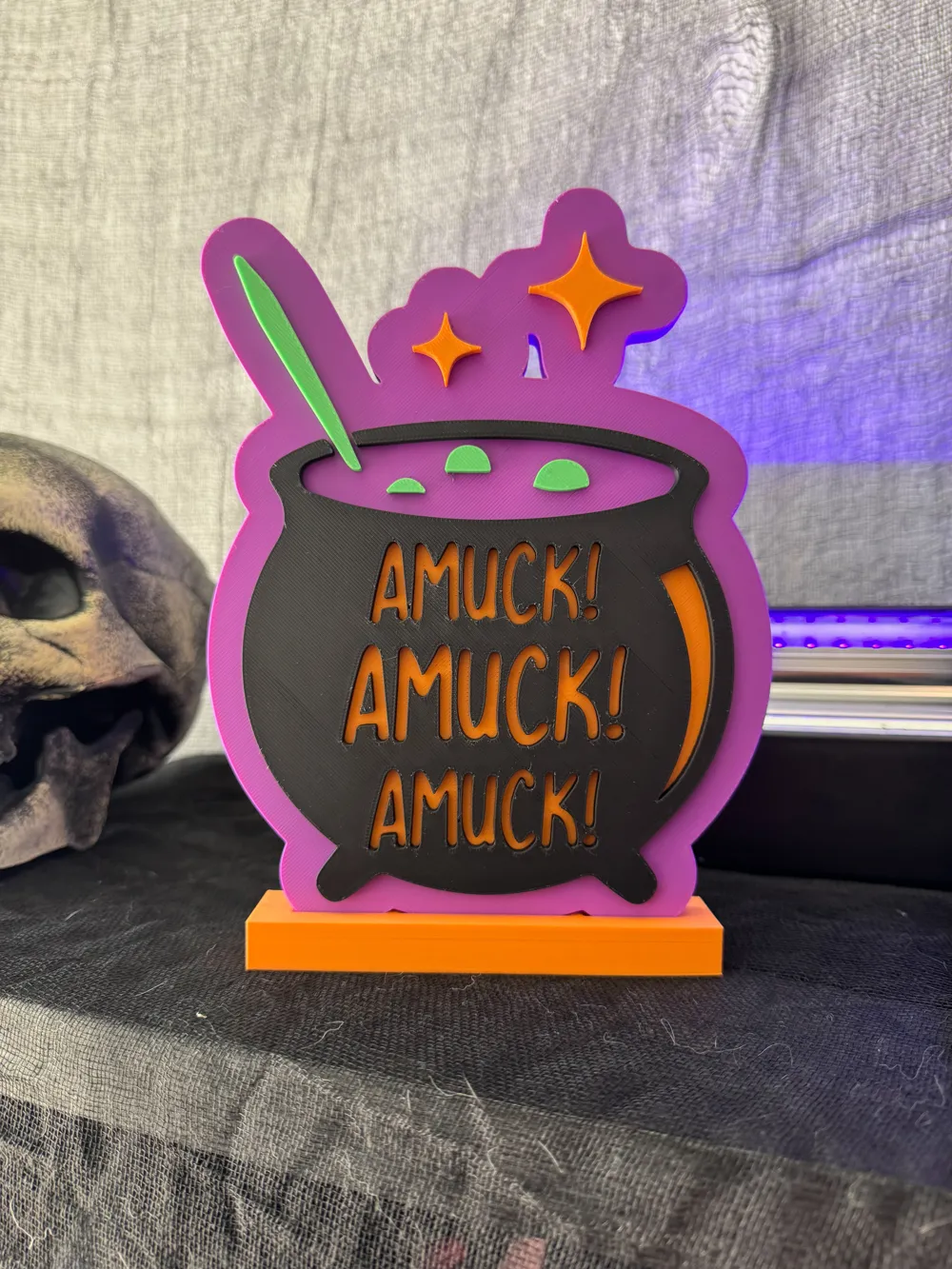 Hocus Pocus Stand Up Sign - Free 3D Print Model - MakerWorld