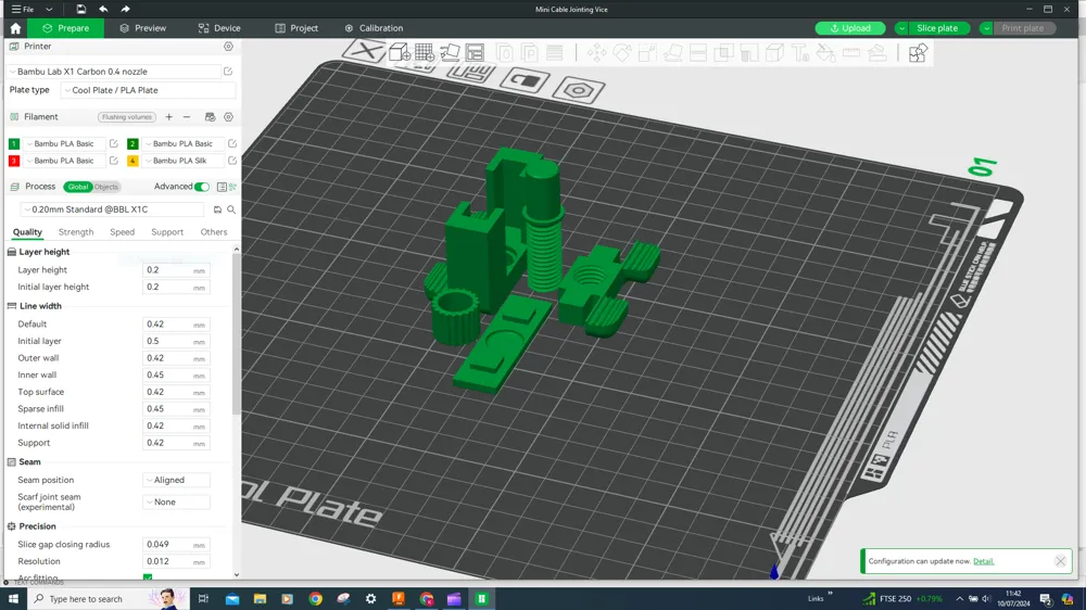 Mini Cable Joint Vise/Vice by kevr102 - MakerWorld