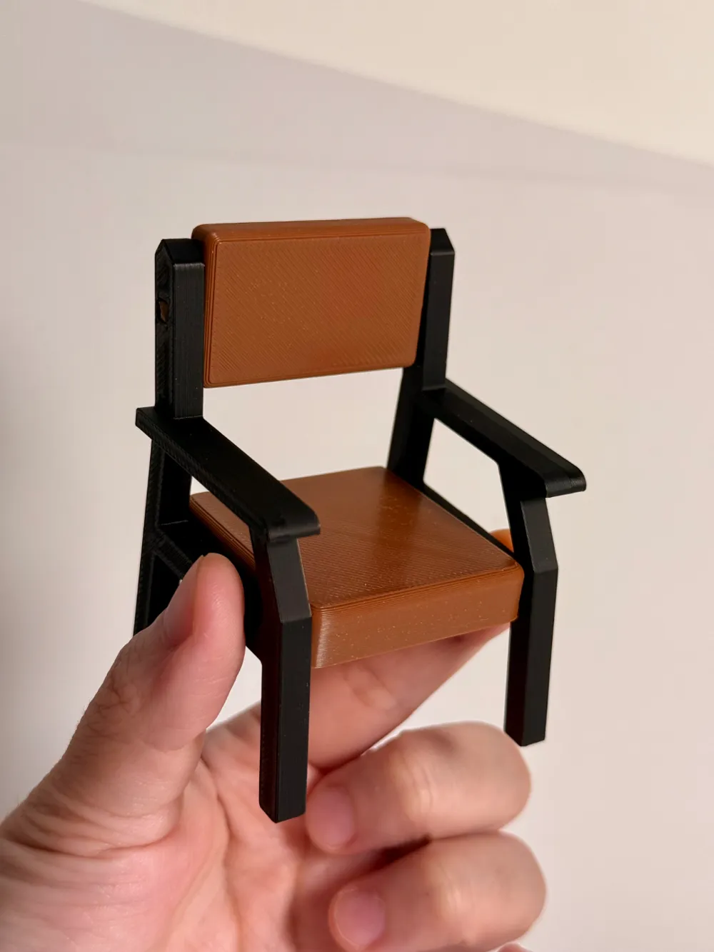 Modern Miniature Lounge Arm Chairs by Printed a mini MakerWorld ...