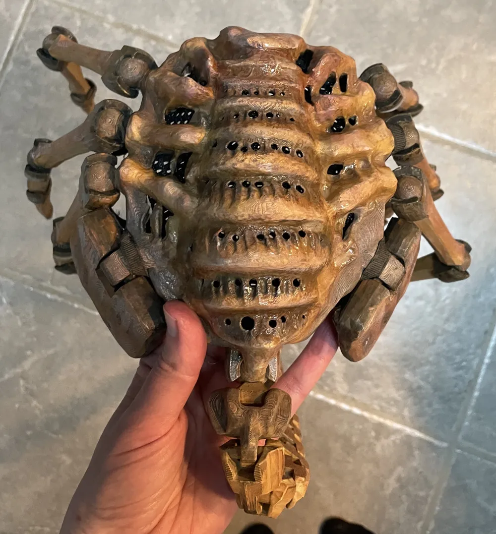Facehugger Mask - wearable on top of N95 - Free 3D Print Model - MakerWorld