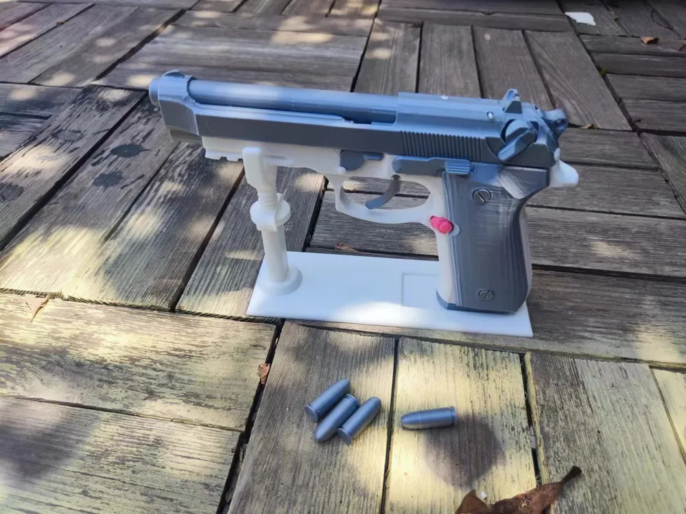 Beretta M9A3 Ejecting Shell Toy by 彩虹 in MakerWorld: Download Free 3D Models