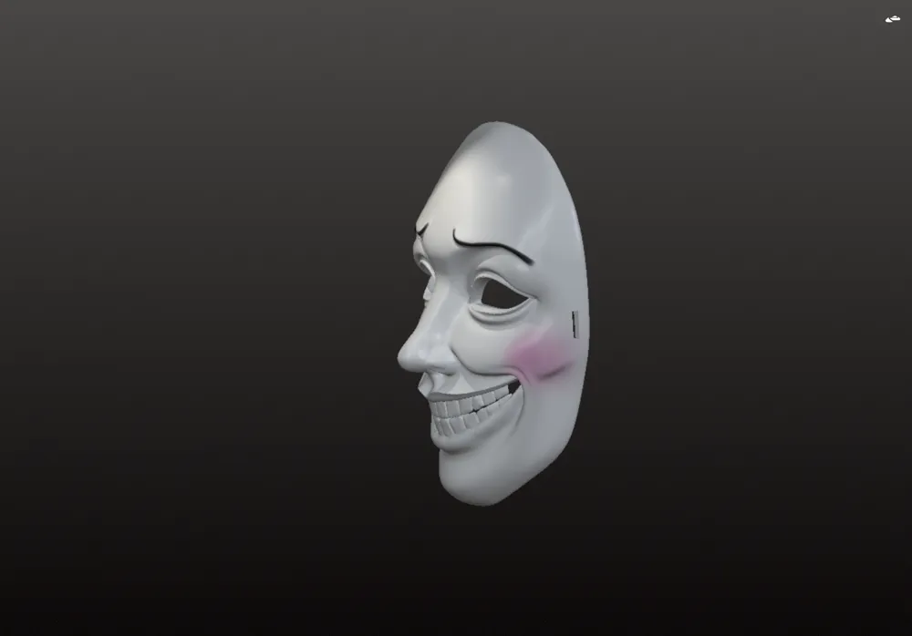 Smiler Halloween / Slasher Mask - Free 3D Print Model - MakerWorld