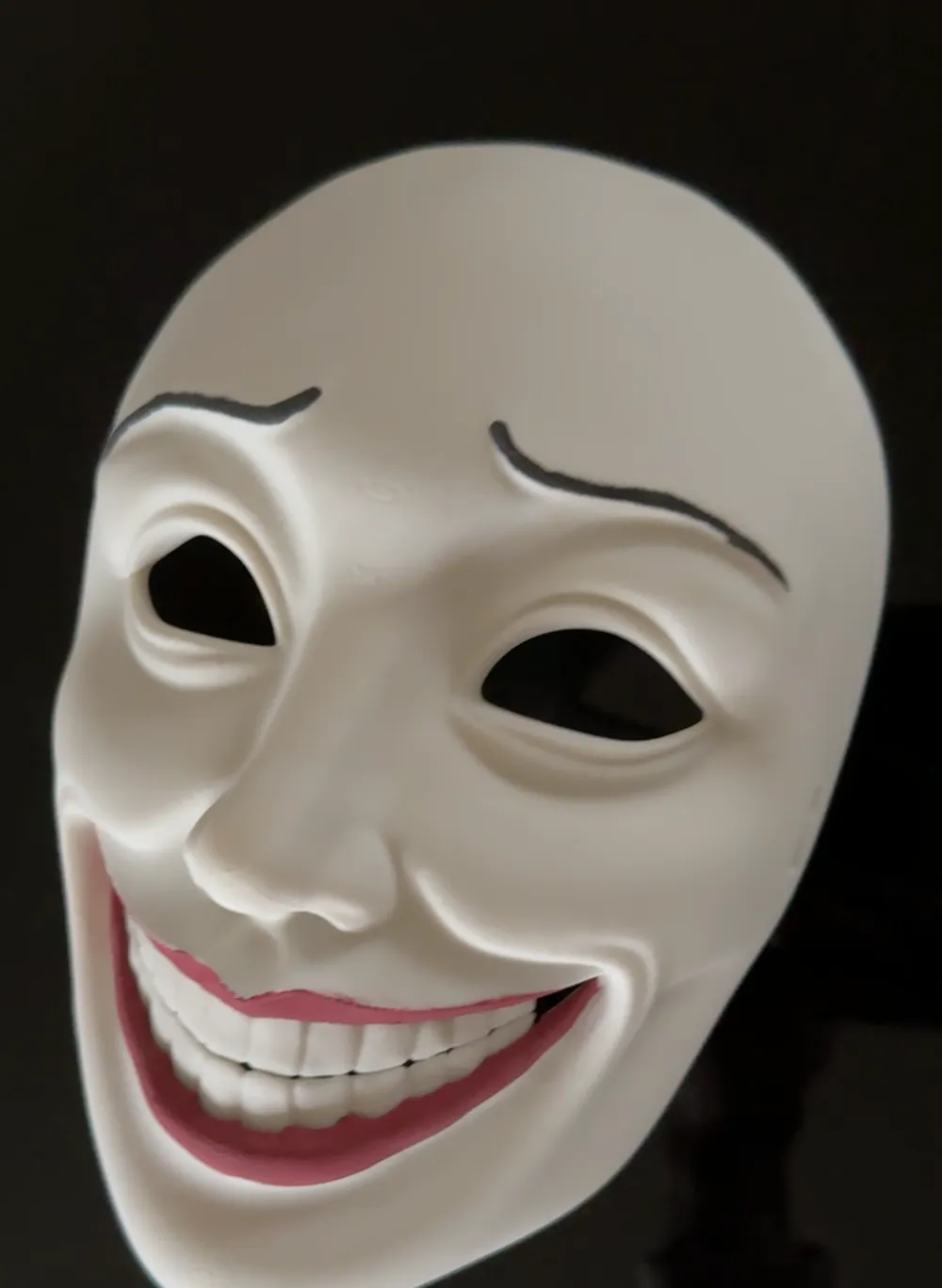 Smiler Halloween / Slasher Mask - Free 3D Print Model - MakerWorld