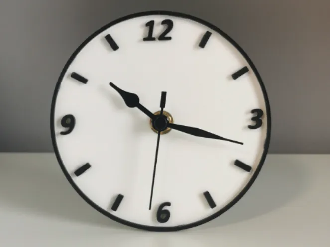 Clock Components Kit 011: Simple Design - Free 3D Print Model - MakerWorld