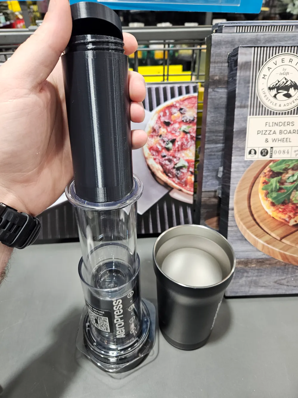 Aeropress Go Plus Coffee Container by DKINT Customs - MakerWorld