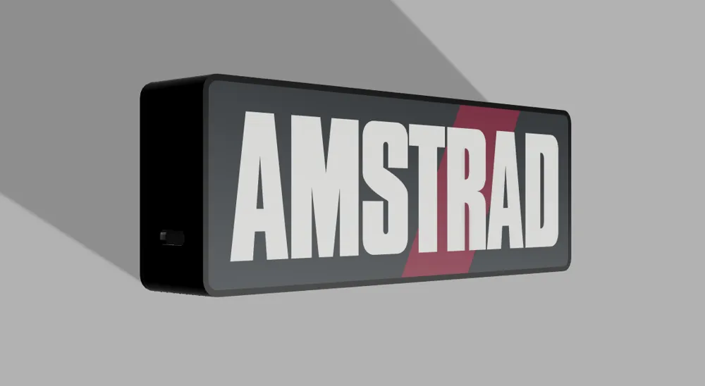 Amstrad Logo Lightbox by KF Designs - MakerWorld