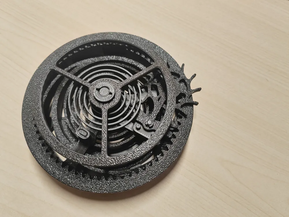 Original 100% 3D Printed Tourbillon (No Hardware Required) - Free 3D ...