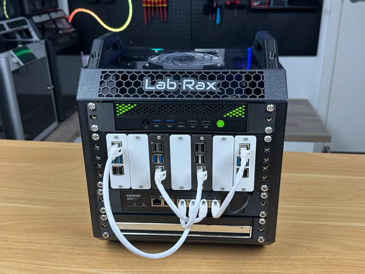 Lab Rax 10" Server Rack - 5U by mklements MakerWorld: Download Free 3D ...