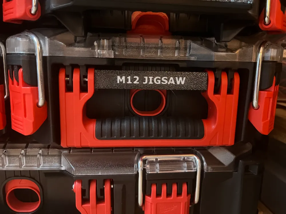 Milwaukee M12 packout label Remixed by Jackaxe_3 MakerWorld: Download ...