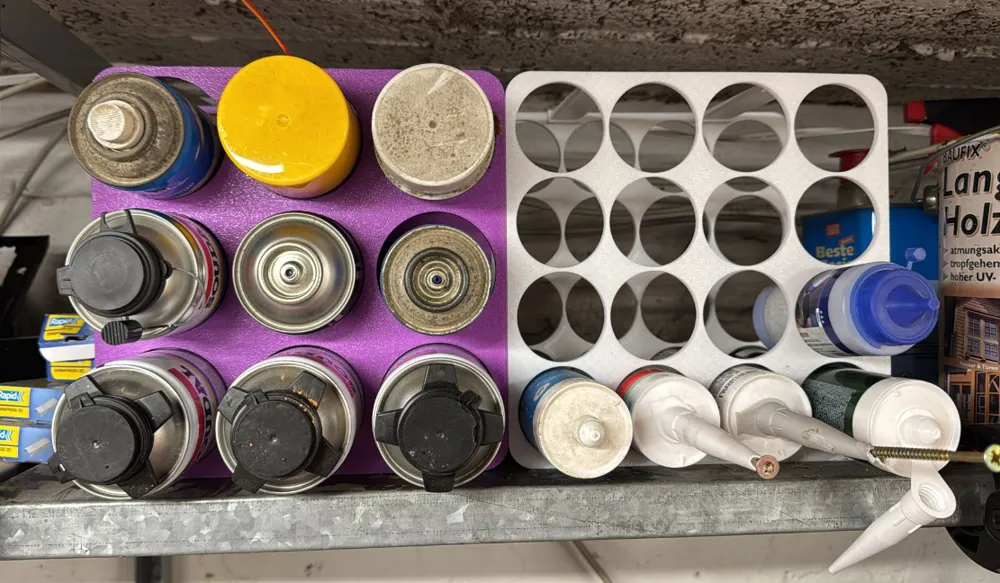 Caulking Tube Shelf for Cylindrical Objects by Tobster093 - MakerWorld