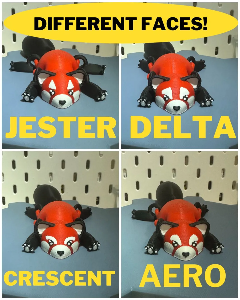 Articulated Red Panda Flexi - Free 3D Print Model - MakerWorld