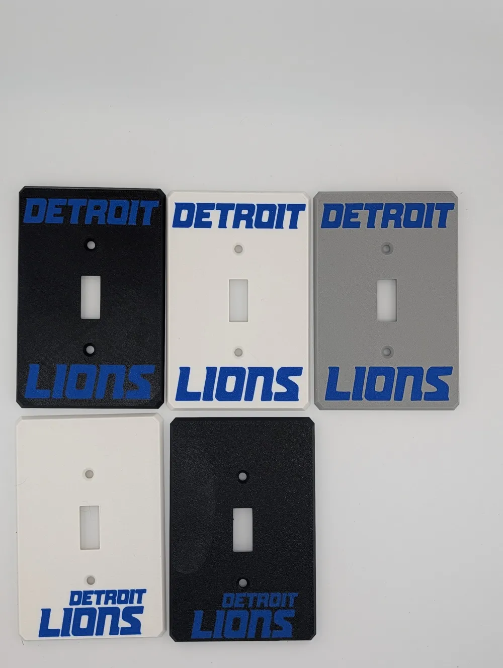 Detroit Lions Themed Light Switch Covers - Free 3D Print Model - MakerWorld