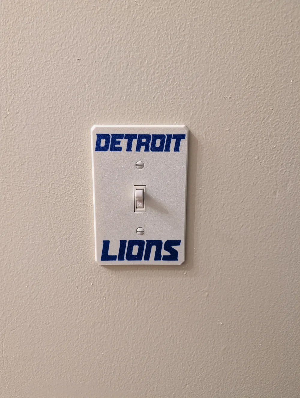 Detroit Lions Themed Light Switch Covers - Free 3D Print Model - MakerWorld