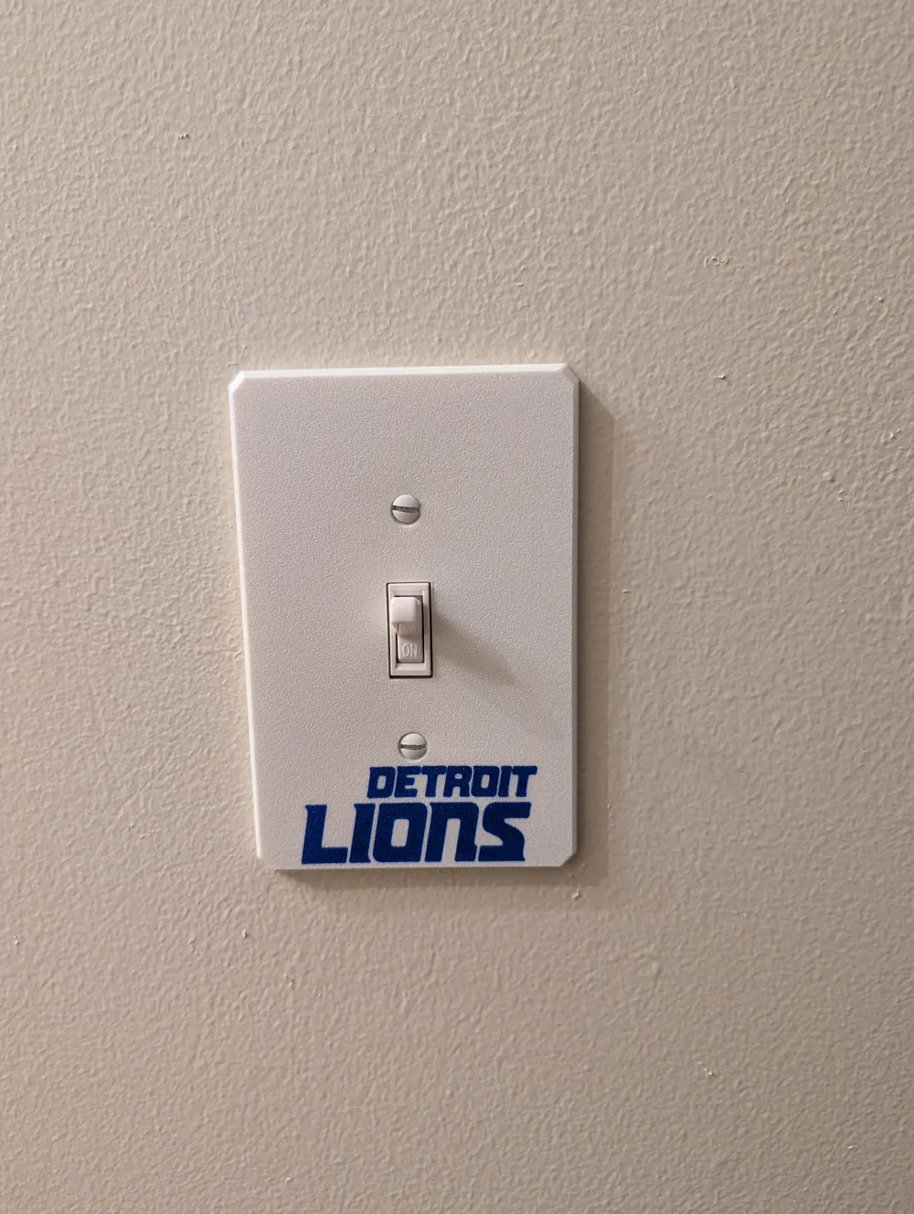 Detroit Lions Themed Light Switch Covers - Free 3D Print Model - MakerWorld