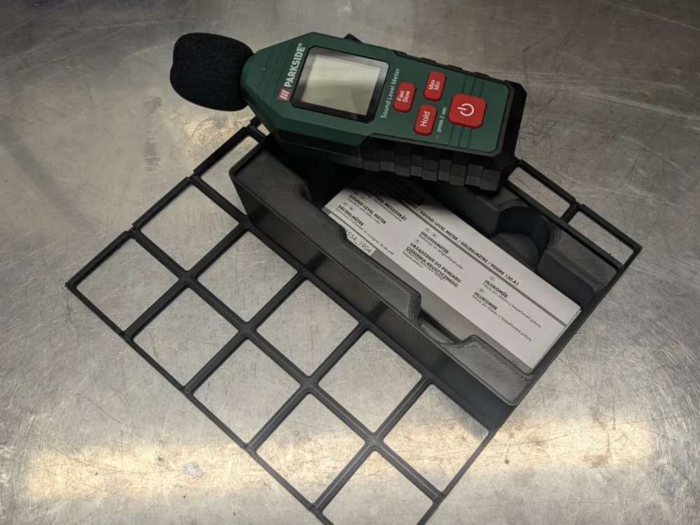 Gridfinity container for Parkside dB meter by Captain_Orange MakerWorld ...