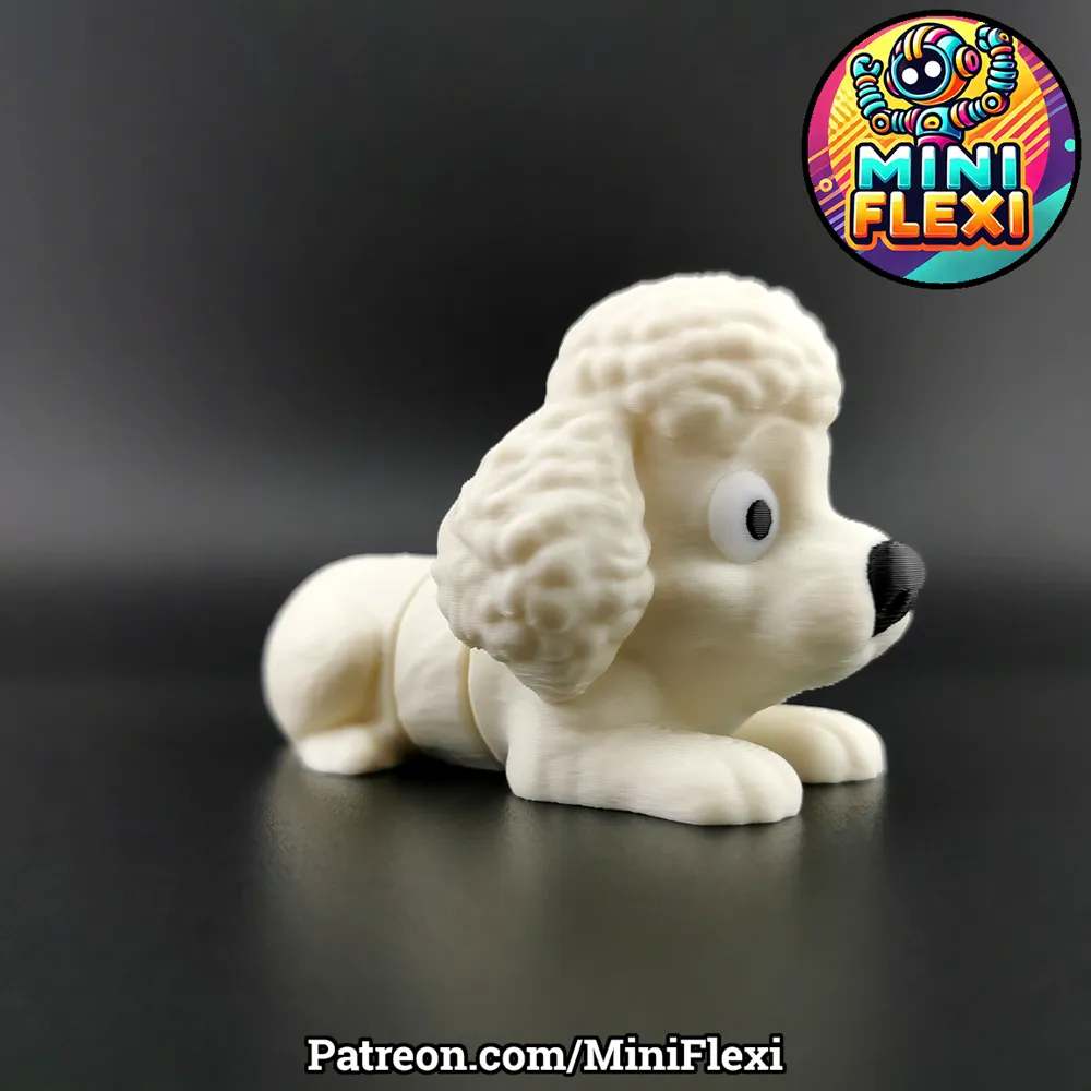 Mini Flexi Poodle - No Support Articulated by Mini Flexi MakerWorld ...