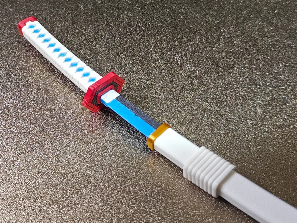 Demon Slayer Nichirin Sword Tomioka Giyuu by hwch19 - MakerWorld