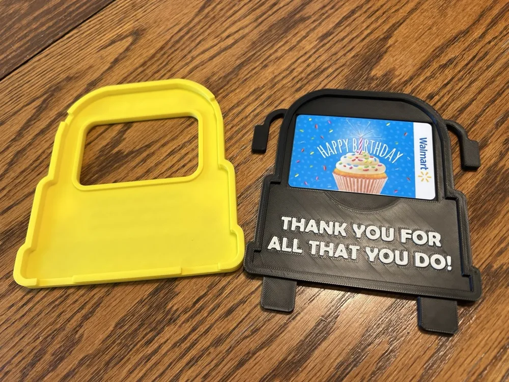 Teacher Appreciation School Bus Gift Card Box - Free 3D Print Model ...