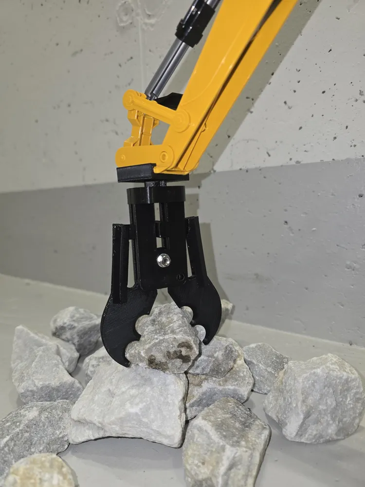Concrete Shear for Cat Bruder Excavator - Free 3D Print Model - MakerWorld