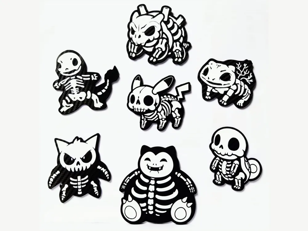 Pokemon Skeletons *UPDATE* by lalou3D MakerWorld: Download Free 3D Models