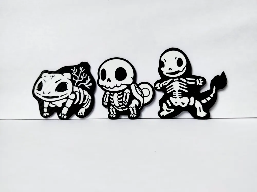 Pokemon Skeletons *UPDATE* - Free 3D Print Model - MakerWorld