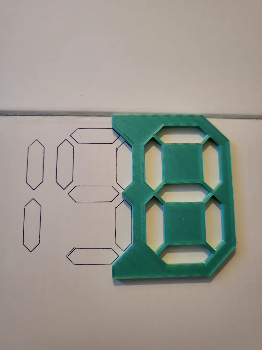 Digital numbers drawing template/stencil by Next level creations ...