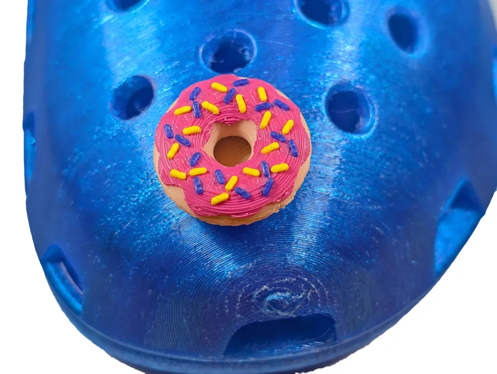 Simpsons Donut Croc Shoe Charm (Jibbitz) by sidbarret007 MakerWorld ...