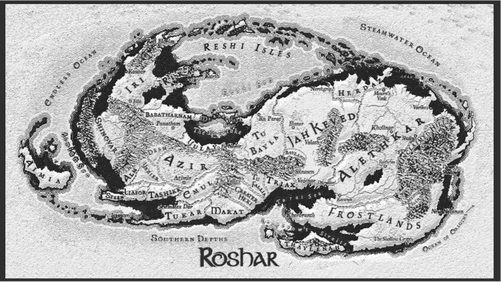 Roshar Map (Hueforge) by Joel - MakerWorld