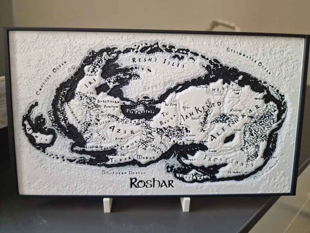 Roshar Map (Hueforge) by Joel - MakerWorld