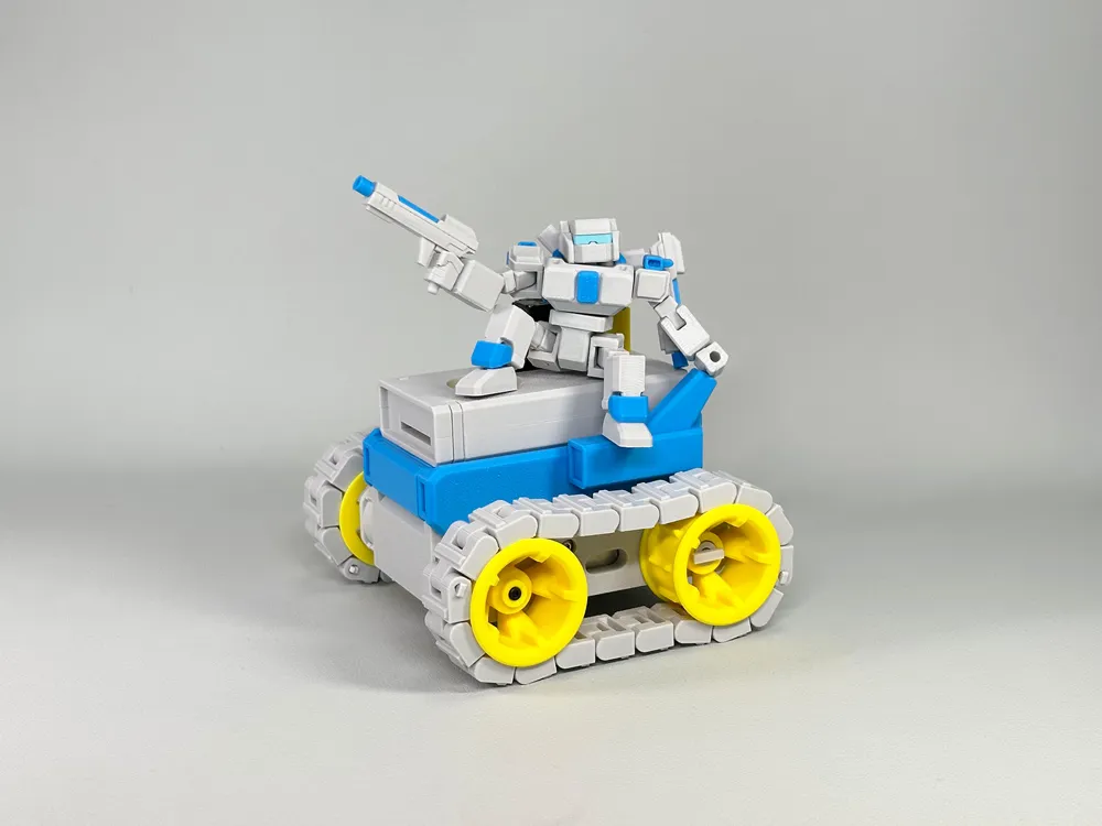 CyberBrick Mini T (Remote-Controlled Mini Tank) by DDWMAKER MakerWorld ...