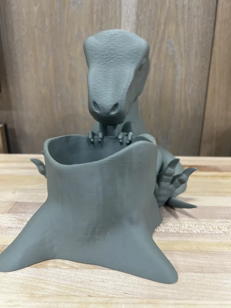 Rexy - the T.Rex planter by AllTheLayers3D MakerWorld: Download Free 3D ...