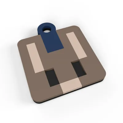 Enderman Minecraft keychain by 3Dunspol - MakerWorld