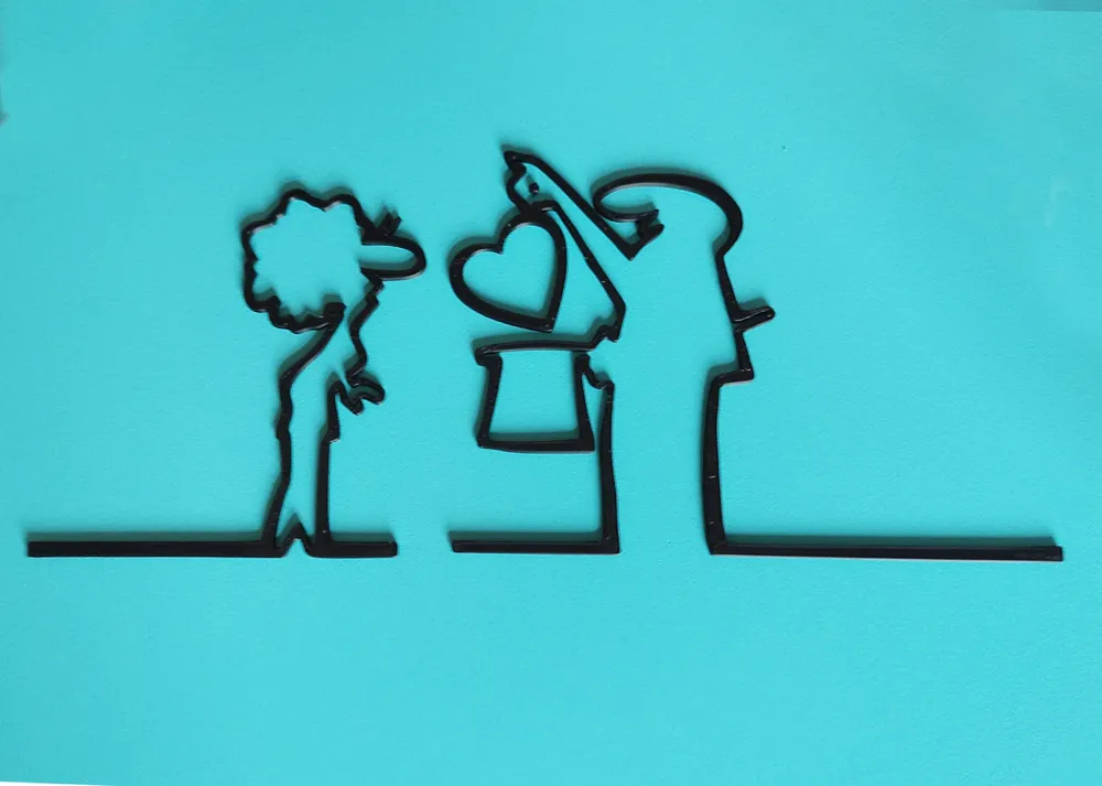 WC door hanger from cartoon "La Linea" Balum Balum by vg1 - MakerWorld