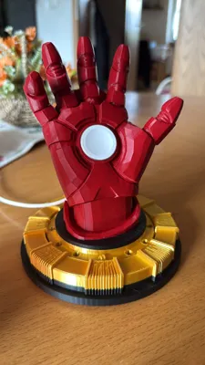 Iron Man Hand Apple Watch charging Remixed by Hammelwade MakerWorld ...