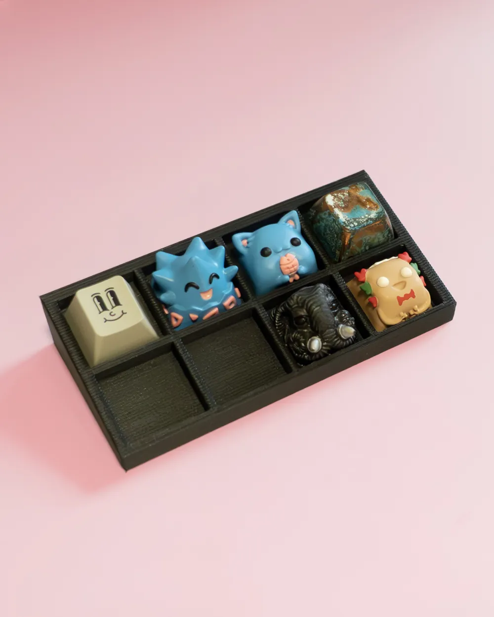Artisan Tray Keycaps Holder by Hugo Azevedo - MakerWorld