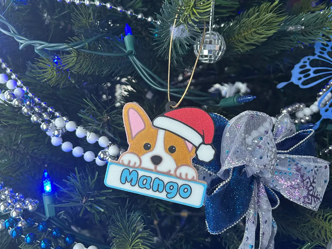 Personalisierbare Corgi Weihnachtsornamente – Kostenloses 3D ...